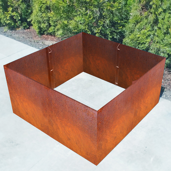 Corten Hochbeet ECKE innen 50x50x90cm 2mm - Firend